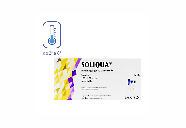 SOLIQUA SOLOSTAR SOLUCIÓN 100UL/ML 50 MCG