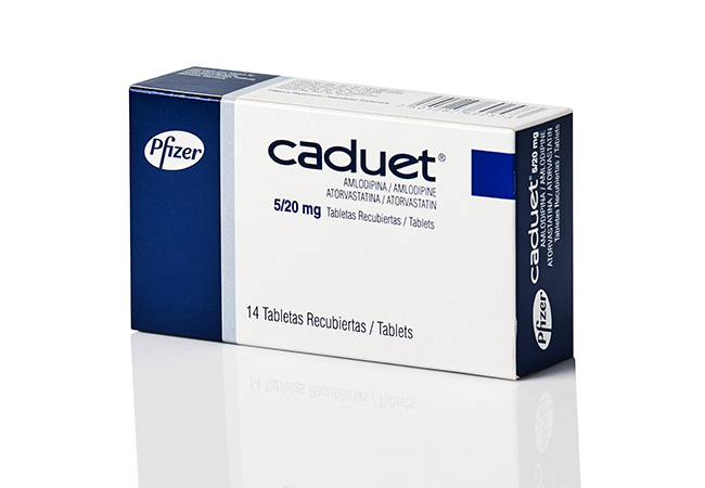 CADUET 5/20 MG TABLETAS VIA ORAL