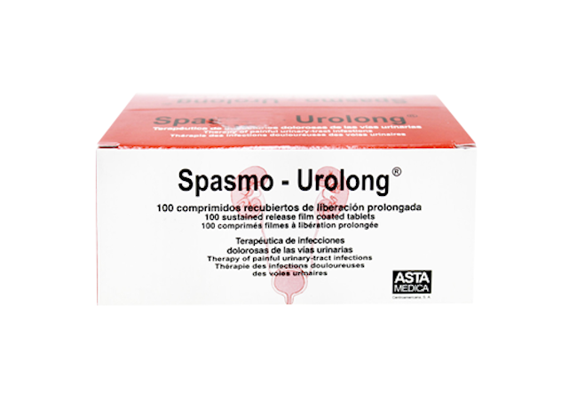 SPASMO UROLONG TABLETAS VÍA ORAL
