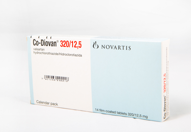 CO DIOVAN 320/12.5MG TABLETAS VIA ORAL X14