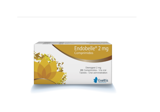 ENDOBELLE * TAB 2 MG X 28 TABLETAS