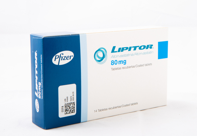 LIPITOR 80 MG TABLETAS VIA ORAL