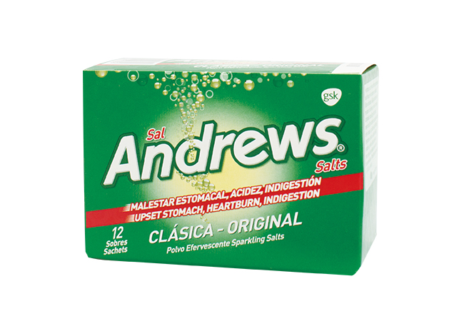 SAL ANDREWS POLVO EFERVESCENTE VÍA ORAL