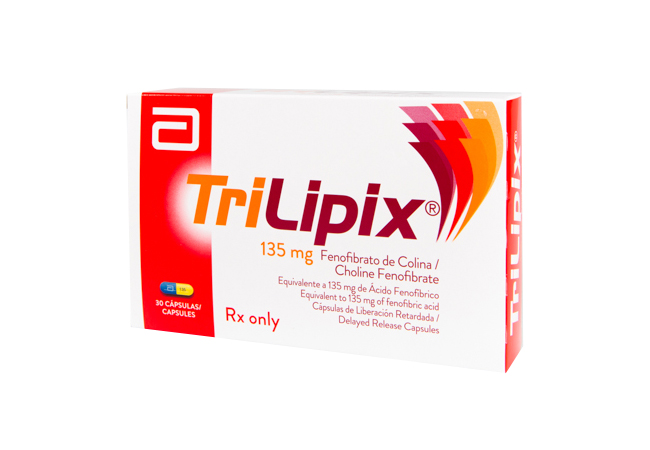TRILIPIX 135 MG TABLETAS VIA ORAL