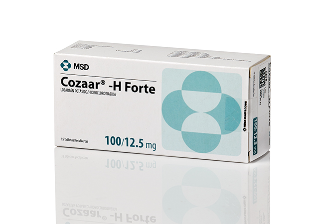 COZAAR H FORTE 100/12.5 MG TABLETAS VIA ORAL