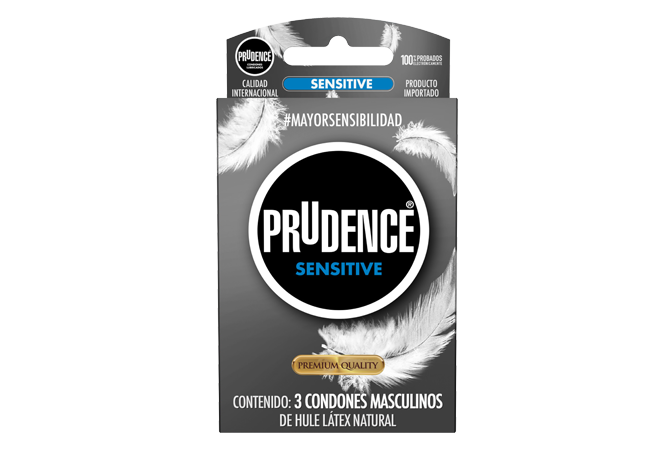 PRUDENCE CONDONES SENSITIVE 3 UNIDADES