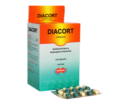 DIACORT 400MG CAPSULAS 150