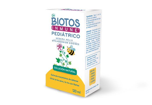 BIOTOS INMUNE SOLUCION PEDIATRICO 120 ml