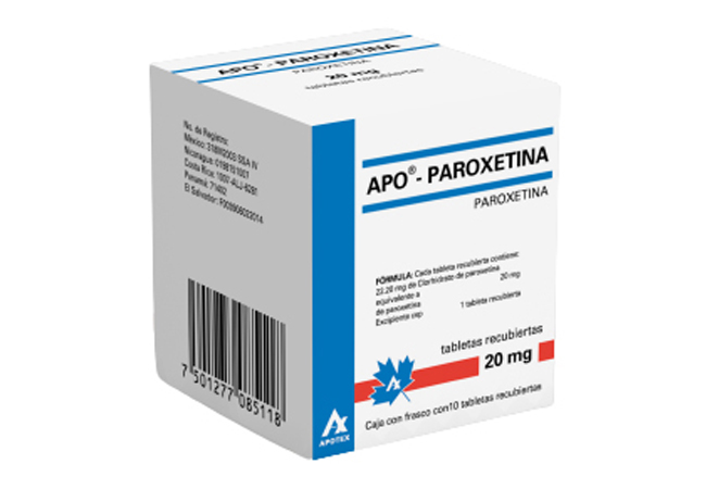 APO PAROXETINA TAB 20MB X30