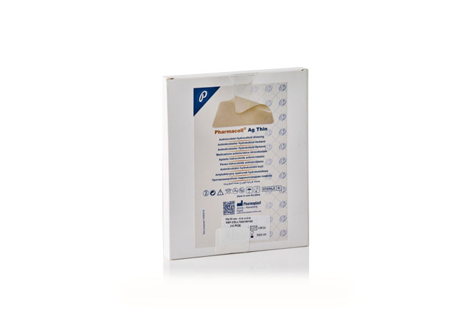 PHARMACOLL PARCHE HIDROCOLOIDE DELGADO AG 10x10 CM