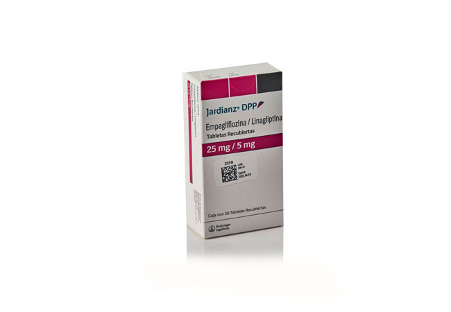 JARDIANZ DPP 25 MG/ 5 MG TABLETAS VÍA ORAL