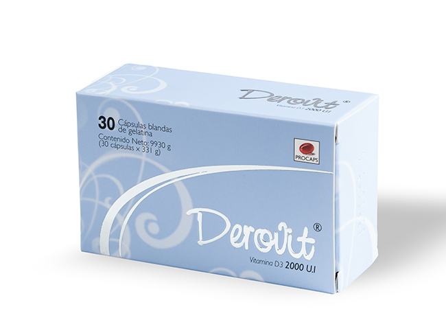 DEROVIT 2000 UI TABLETAS VÍA ORAL