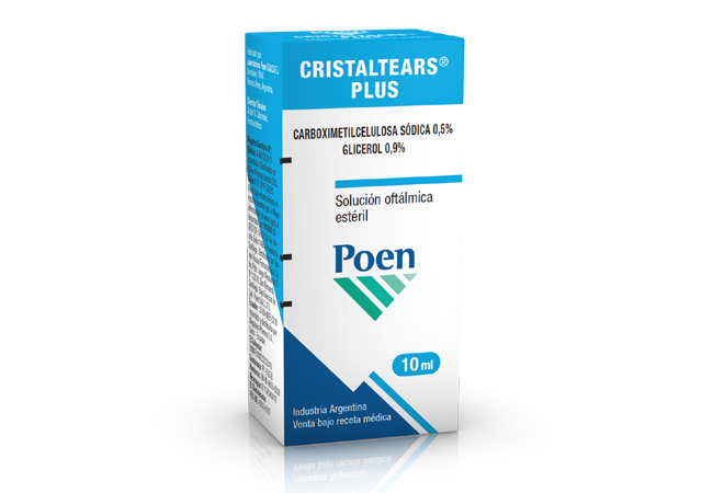 CRISTALTEARS PLUS 05%/0.9% SOLUCIÓN OFTÁLMICA 10ML