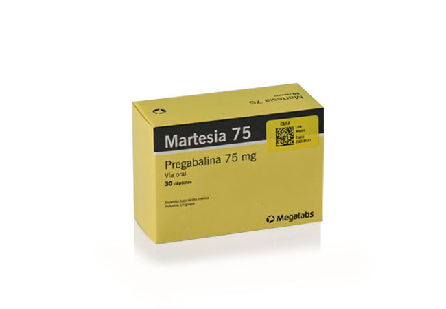 MARTESIA 75 mg x 30 CAPSULAS