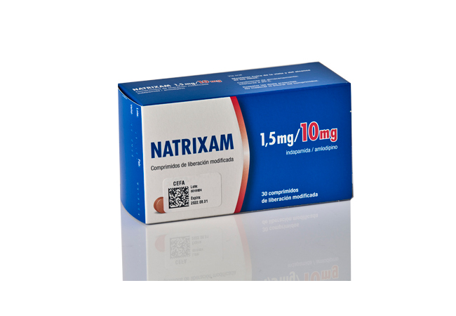 NATRIXAM 1.5 / 10 MG COMPRIMIDOS VÍA ORAL