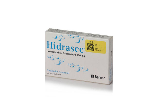 HIDRASEC 100 MG CÁPSULAS VÍA ORAL