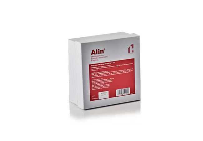 ALIN INYECTABLE 100 AMPOLLAS 4 mg / ml