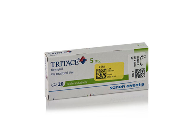 TRITACE 5 MG COMPRIMIDOS VÍA ORAL