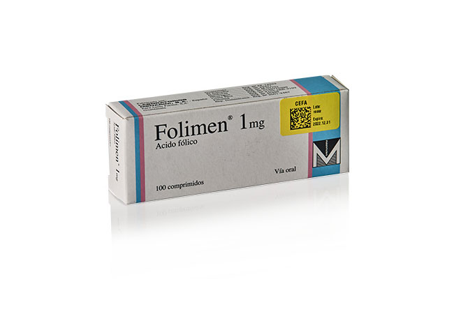 FOLIMEN 1MG TABLETAS VÍA ORAL