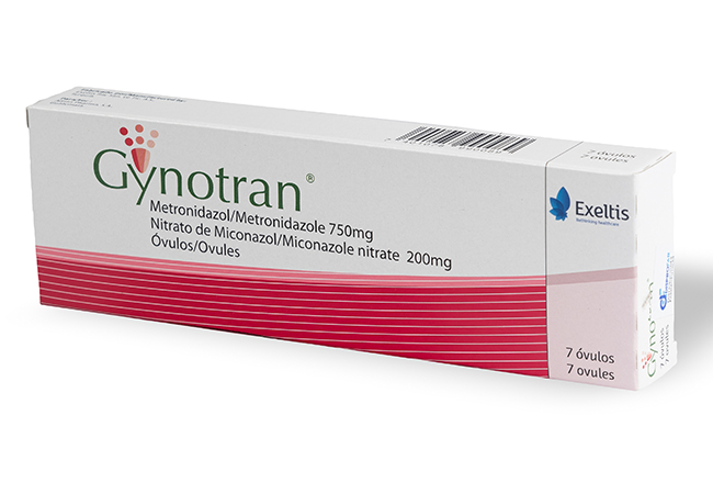 GYNOTRAN 750MG/200MG OVULOS VAGINAL