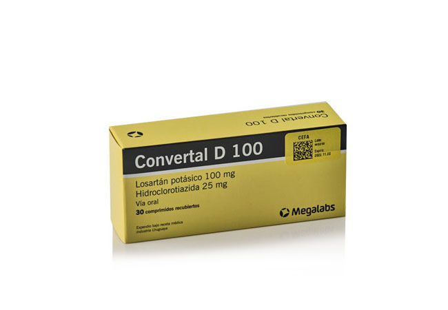 CONVERTAL D 100 mg x 30 COMPRIMIDOS