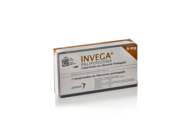 INVEGA 6 mg x 7 TABLETAS
