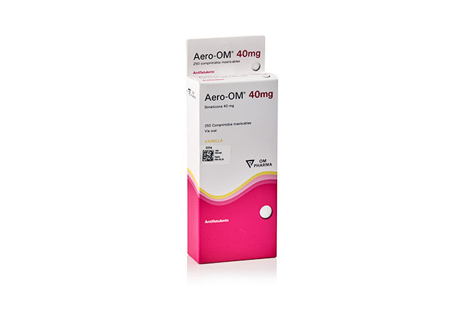 AERO OM 40 MG COMPRIMIDOS MASTICABLES