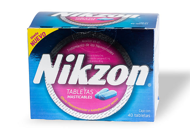 NIKZON TABLETAS MASTICABLES 40 MG