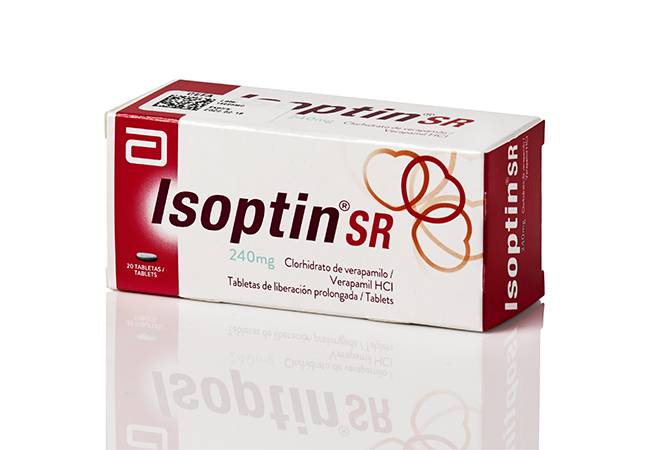 ISOPTIN SR 240 MG TABLETAS VIA ORAL