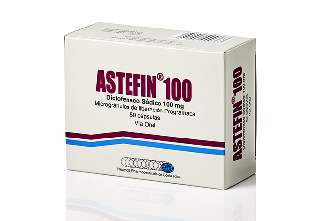 ASTEFIN 100 MG TABLETAS VIA ORAL