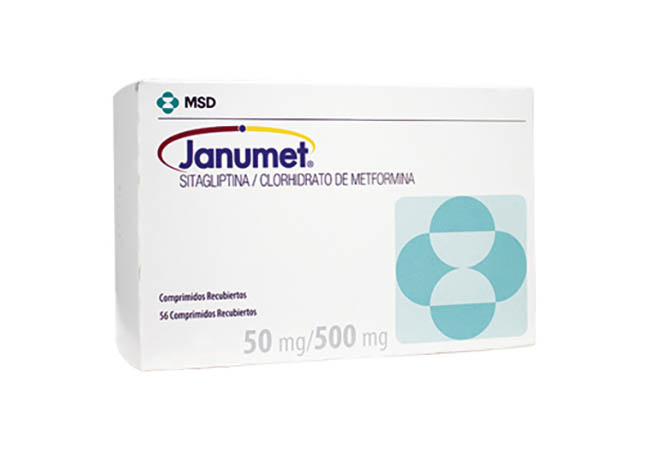 JANUMET 50MG/500MG TABLETAS VIA ORAL