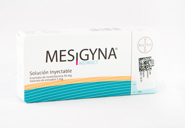 MESIGYNA 1 ML JERINGA PRELLENADA INYECTABLE