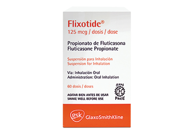 FLIXOTIDE 125 MCG 60 DOSIS INHALADOR VIA ORAL