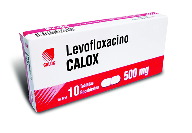 LEVOFLOXACINO CALOX 500 MG TABLETAS VIA ORAL