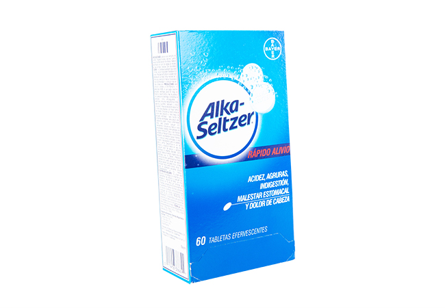 ALKA SELTZER TABLETAS EFERVESCENTES VIA ORAL