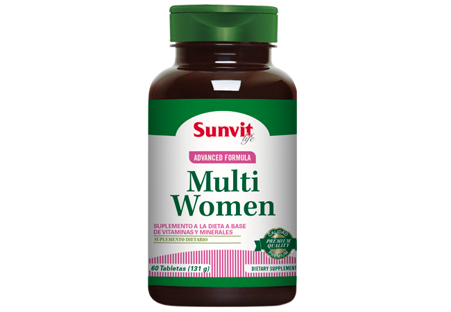 SUNVIT LIFE MULTI WOMEN 60 TABLETAS