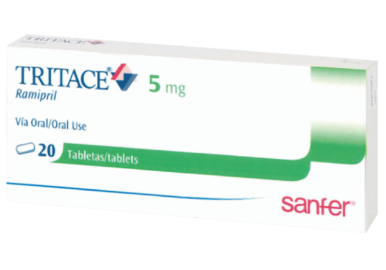 TRITACE 5 MG COMPRIMIDOS VÍA ORAL