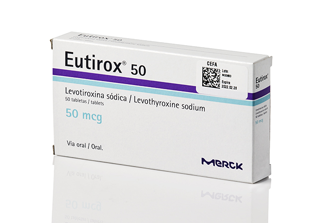 EUTIROX 50 MCG TABLETAS VIA ORAL