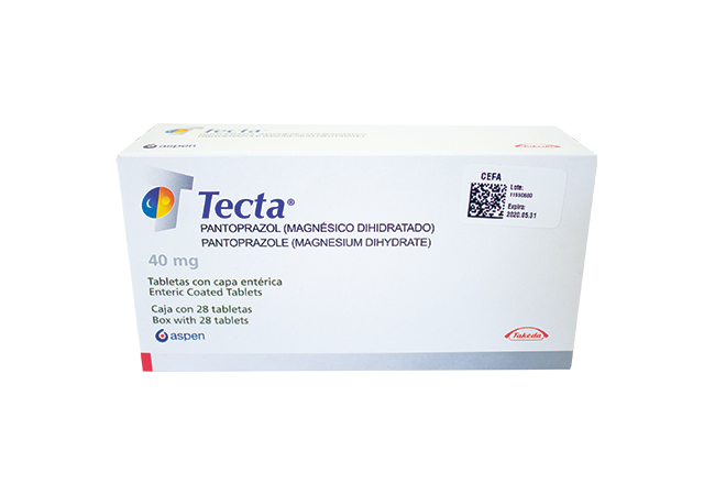 TECTA 40 MG TABLETAS VIA ORAL