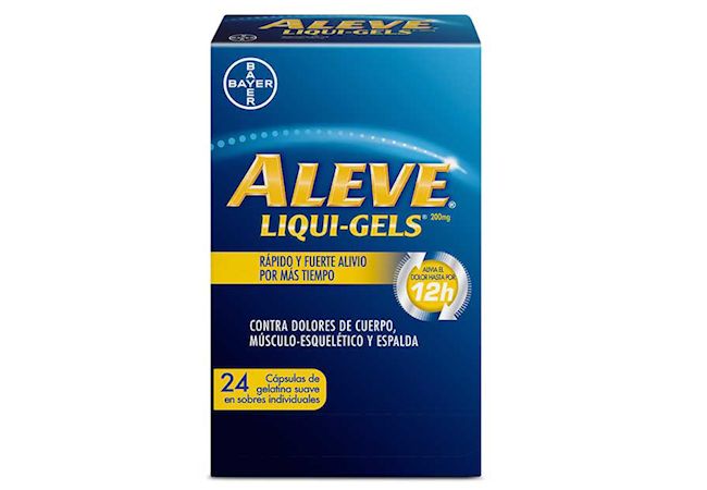 ALEVE LIQUID GEL 220 MG CAPSULAS VIA ORAL