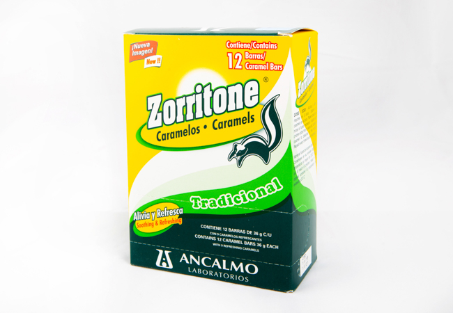 ZORRITONE CARAMELOS VIA ORAL