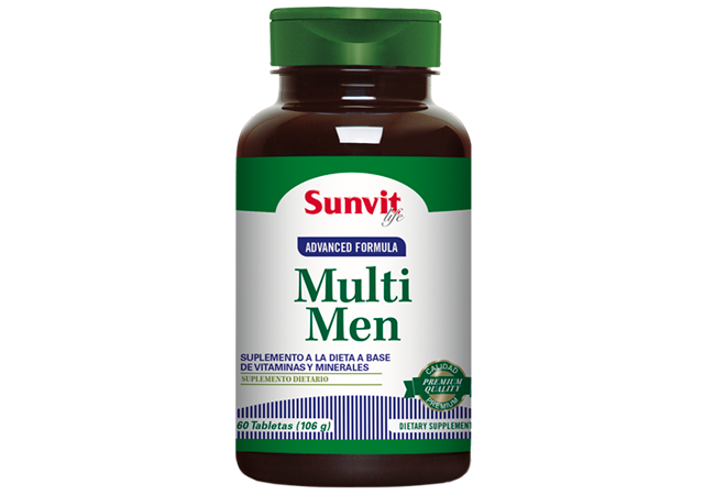 SUNVIT LIFE MULTI MEN 60 TABLETAS