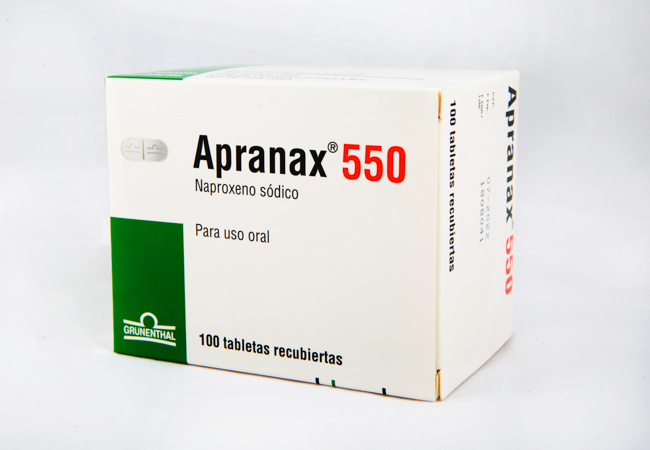APRANAX 550 MG TABLETAS VIA ORAL