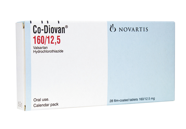 CO DIOVAN 160MG/12,5MG TABLETAS VIA ORAL