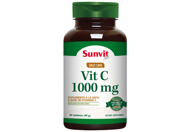 SUNVIT LIFE VITAMINA C 1000 MG 30 TABLETAS