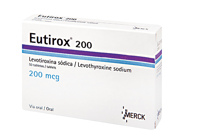 EUTIROX 200 MCG TABLETAS VIA ORAL