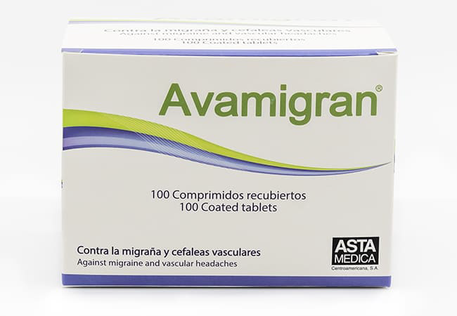 AVAMIGRAN TABLETAS VÍA ORAL