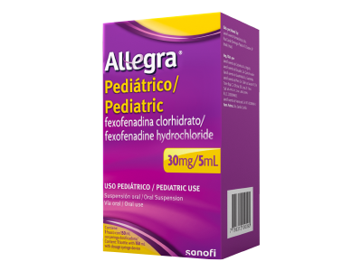 ALLEGRA PEDIATRICO 150 ML JARABE VIA ORAL