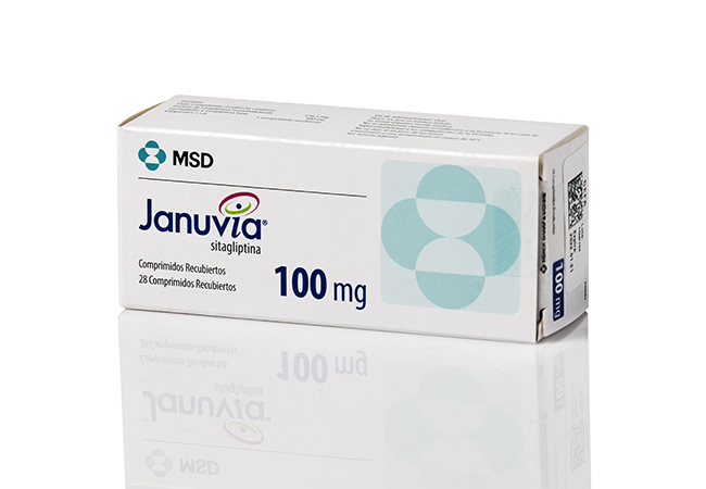 JANUVIA 100 MG TABLETAS VIA ORAL