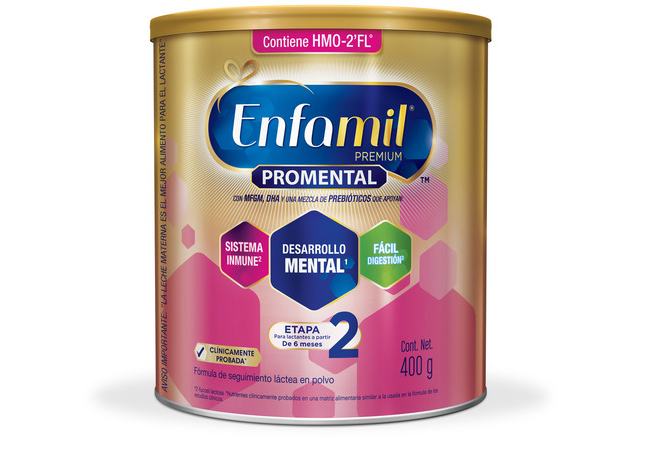 ENFAMIL FÓRMULA INFANTIL PREMIUM 2 PROMENTAL 400 GR
